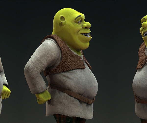 ArtStation - "The Shrek" 3d sculpt | Game Assets