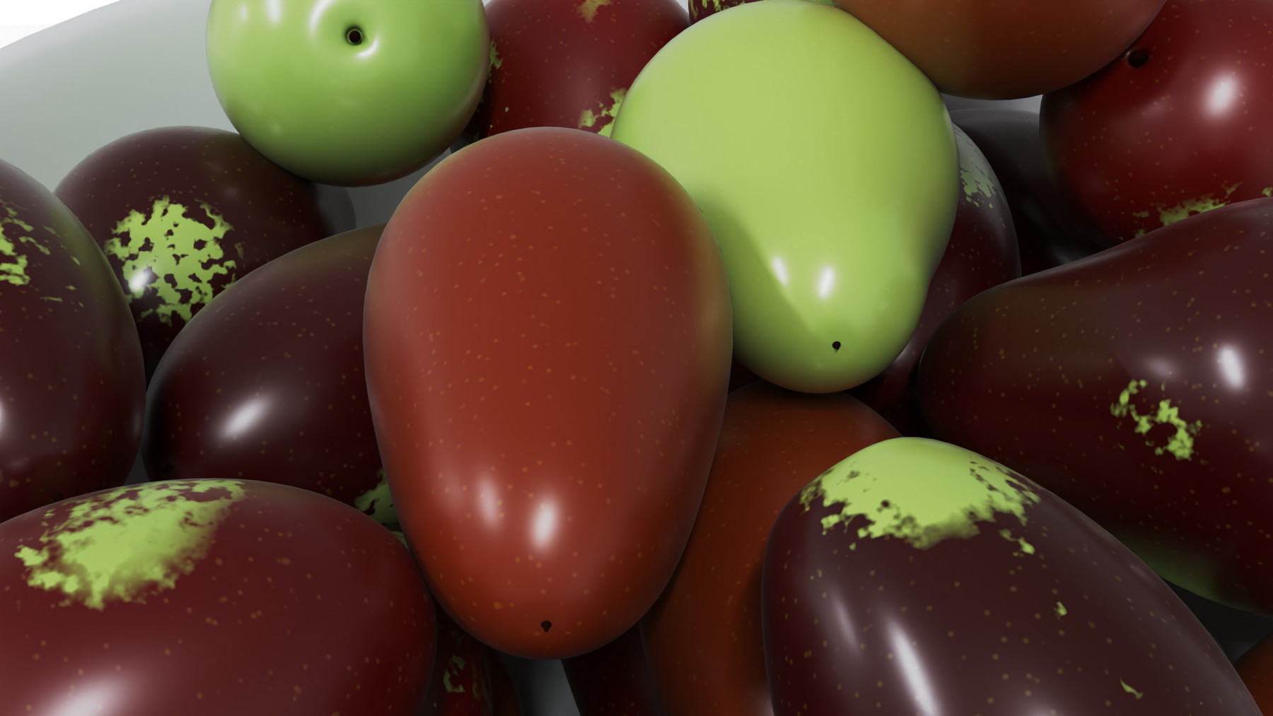 ArtStation - 3D Jujube fruits (procedural) | Resources