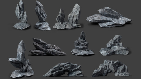 ArtStation - Rock Collection 003 | Game Assets