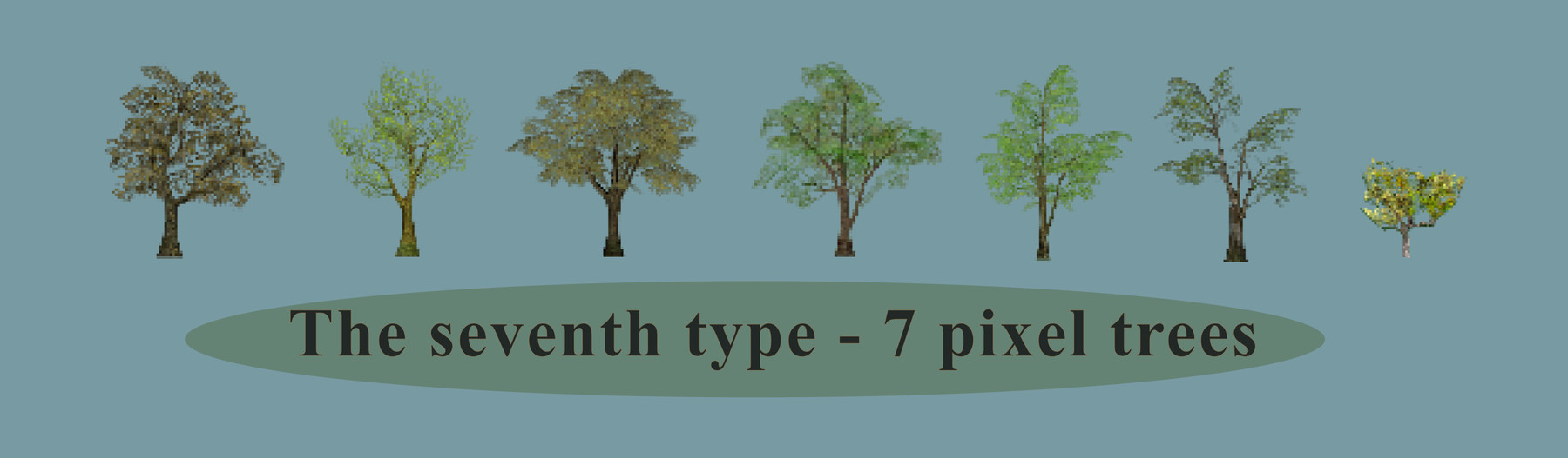 ArtStation - MindEst - 2D Pixel Tree Asset Pack | Game Assets
