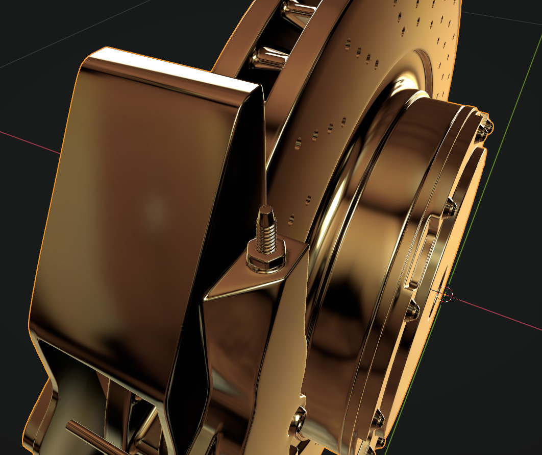 ArtStation - car brake disc 3d model | Resources