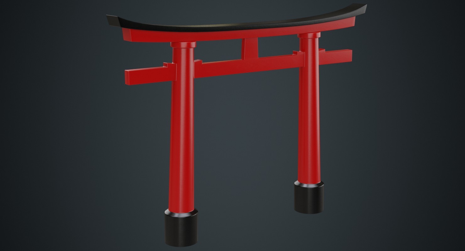 ArtStation - Torii Gate 1A | Game Assets