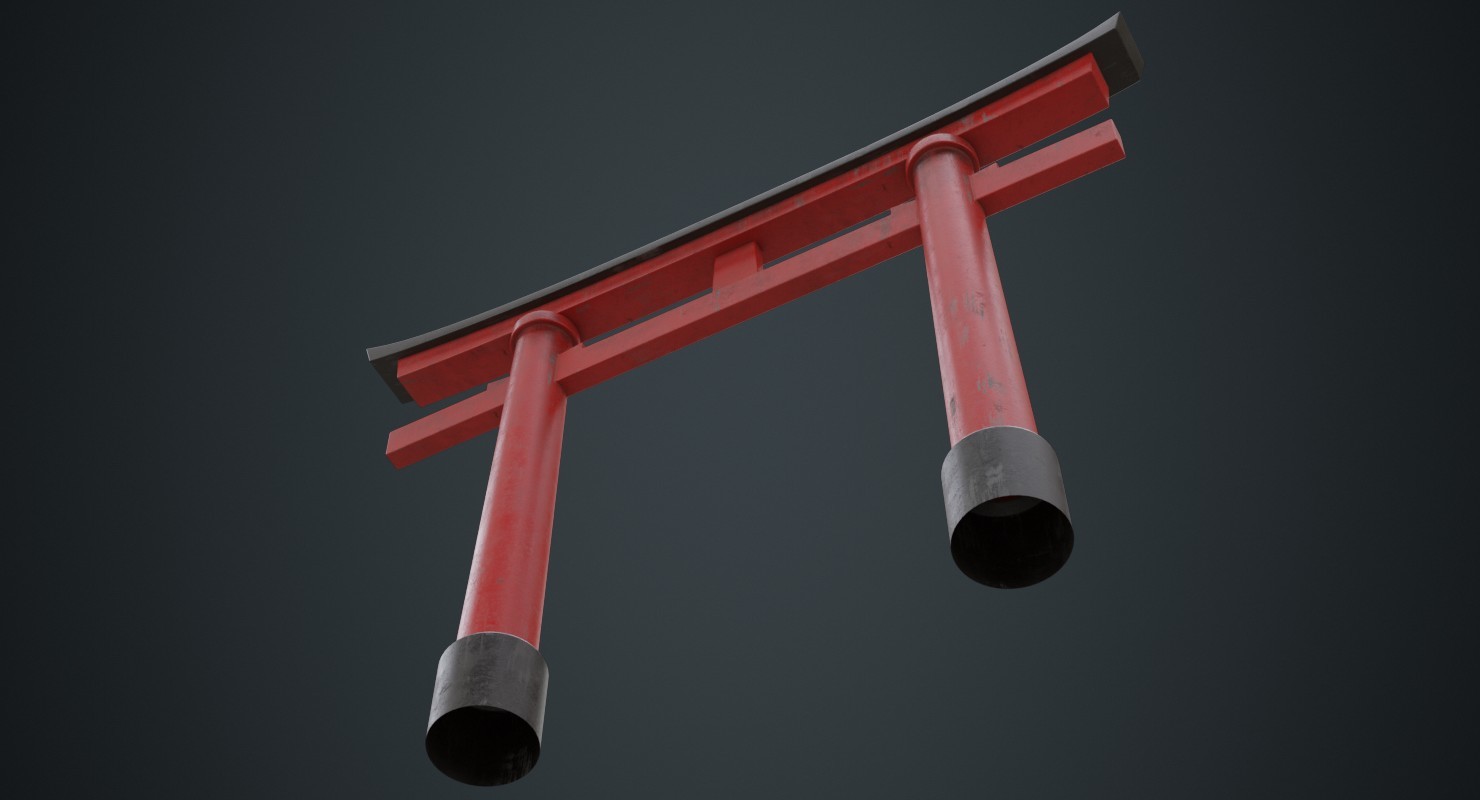 ArtStation - Torii Gate 1B | Game Assets