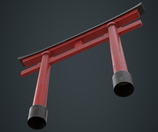 ArtStation - Torii Gate 1B | Game Assets