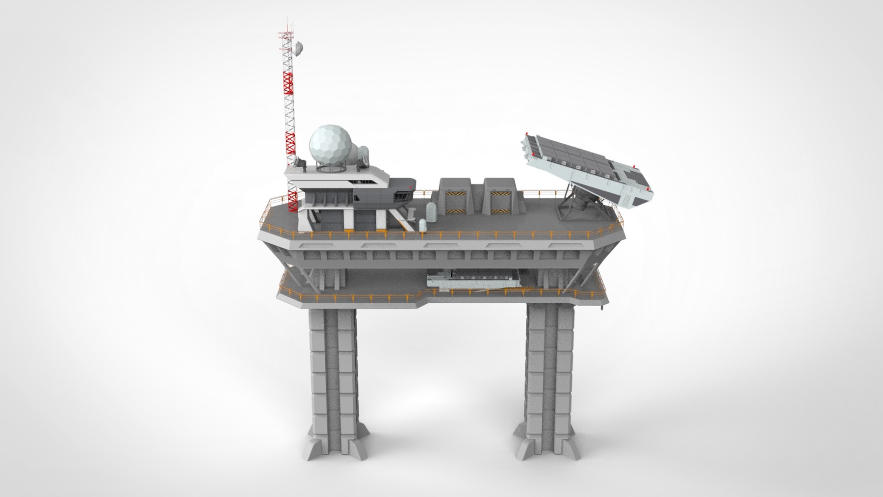 ArtStation - radar platform 1 | Resources