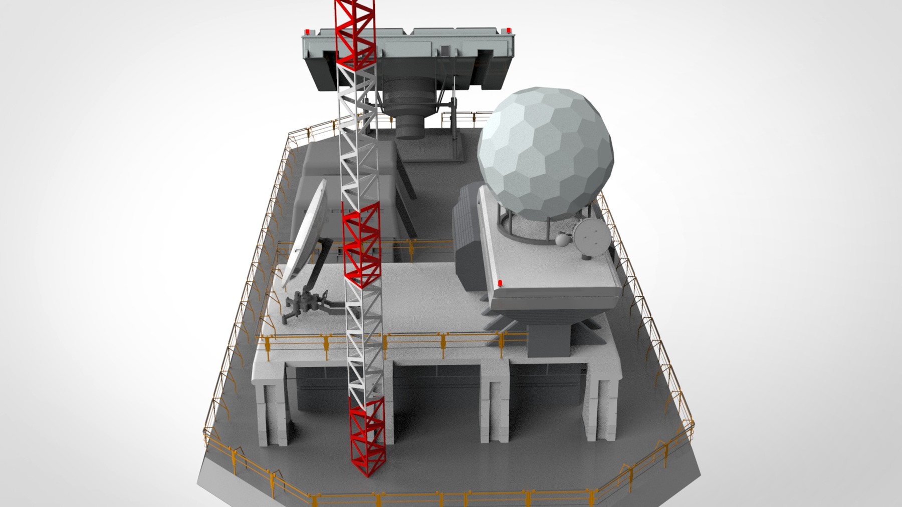ArtStation - radar platform 1 | Resources