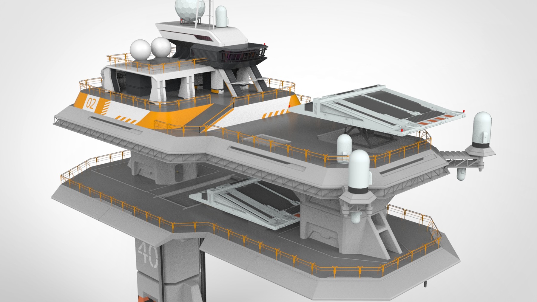 ArtStation - radar platform 3 | Resources