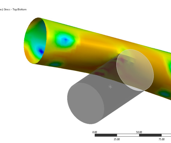 ArtStation - Ansys Nonlinear Pipe Bending | Resources