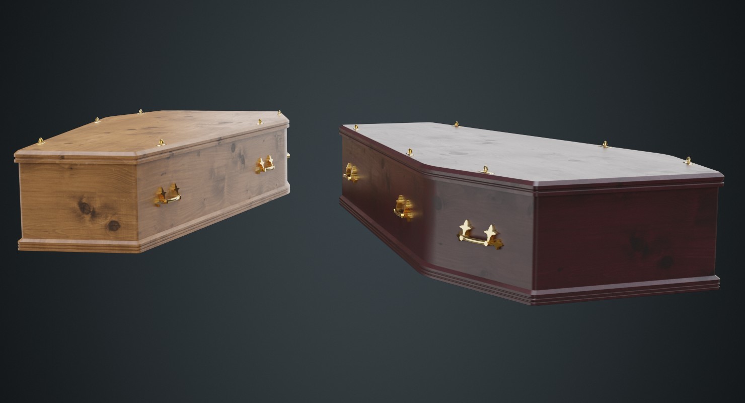 ArtStation - Coffin 1A | Game Assets