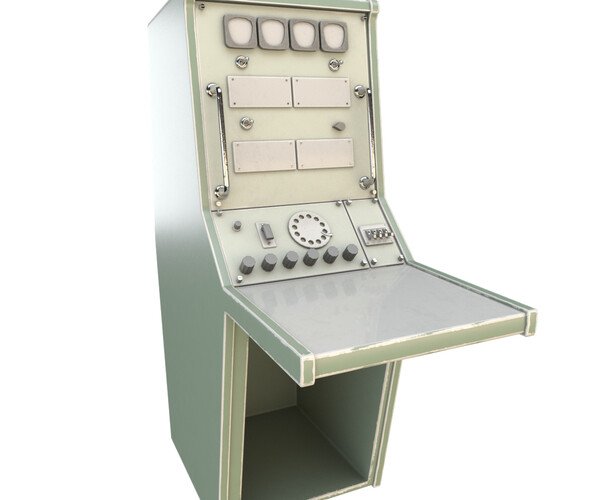 ArtStation - Nasa Control Tables (PBR) | Resources