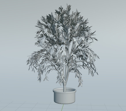 ArtStation - Simple tree inside a vase for various projects | Resources