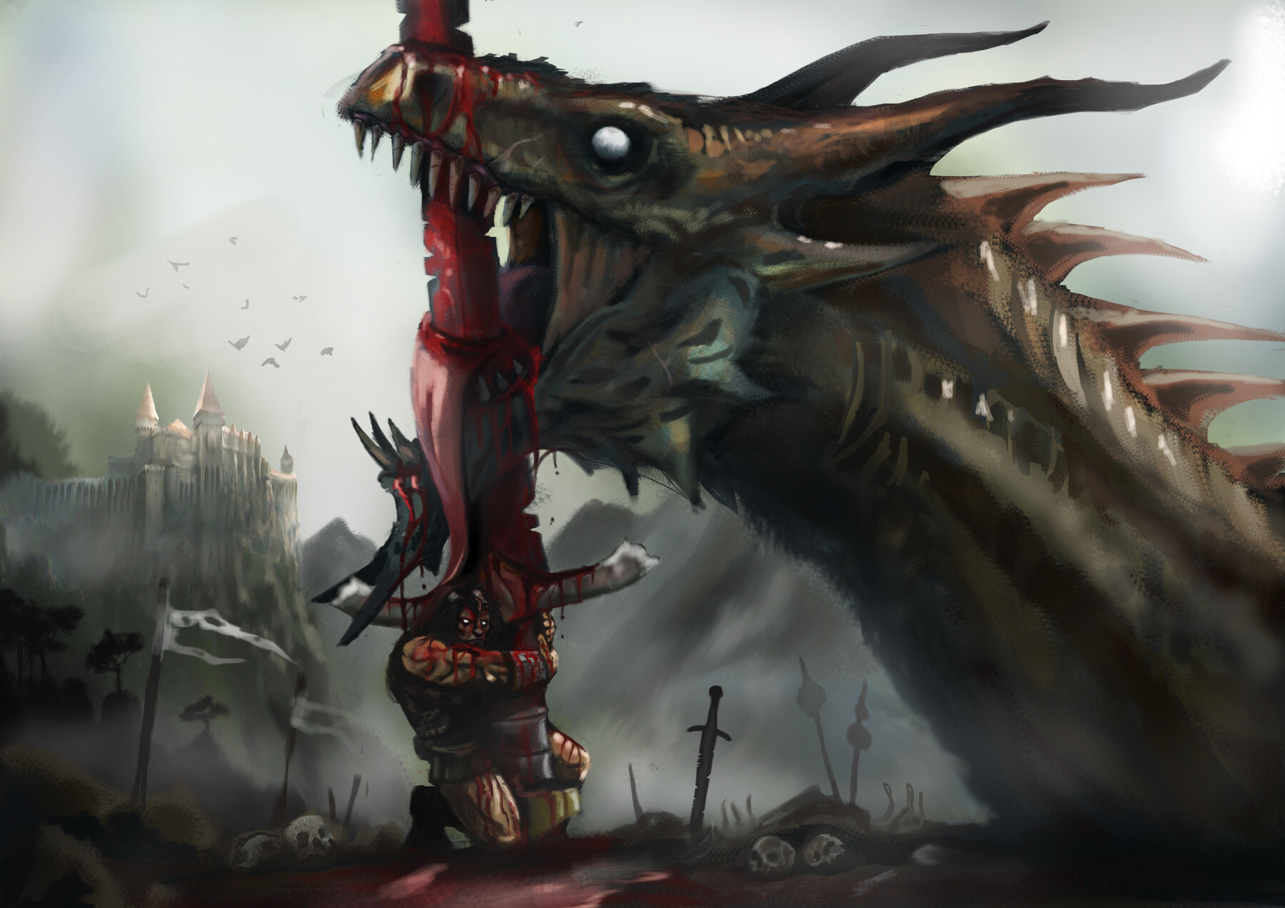 ArtStation - dragon slayer conan | Artworks