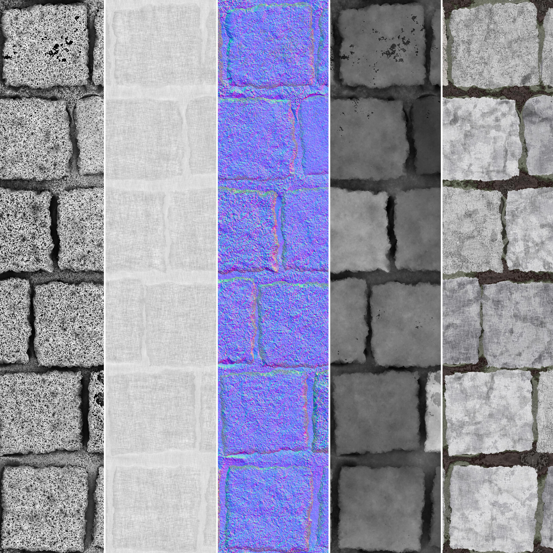 ArtStation - 5 stone paving sbsar and 4k textures | Resources