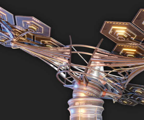 ArtStation - Sci-Fi Solar Array #01 | Resources