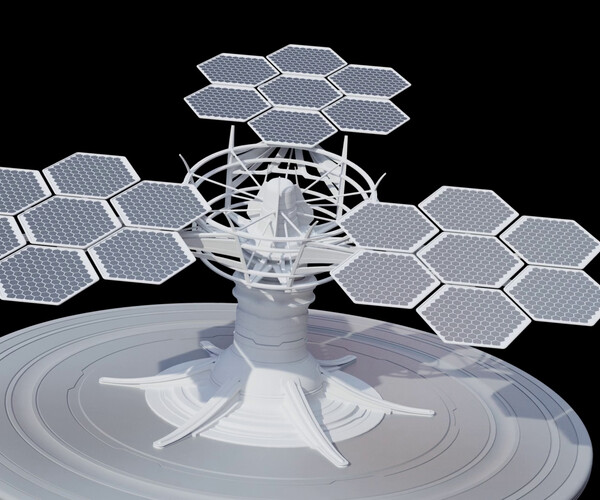 ArtStation - Sci-Fi Solar Array #01 | Resources
