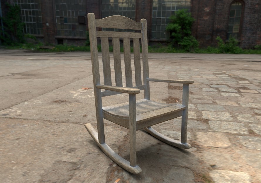 ArtStation - Rocking Chair | Game Assets