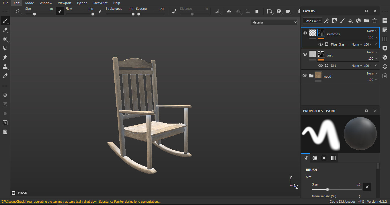 ArtStation - Rocking Chair | Game Assets
