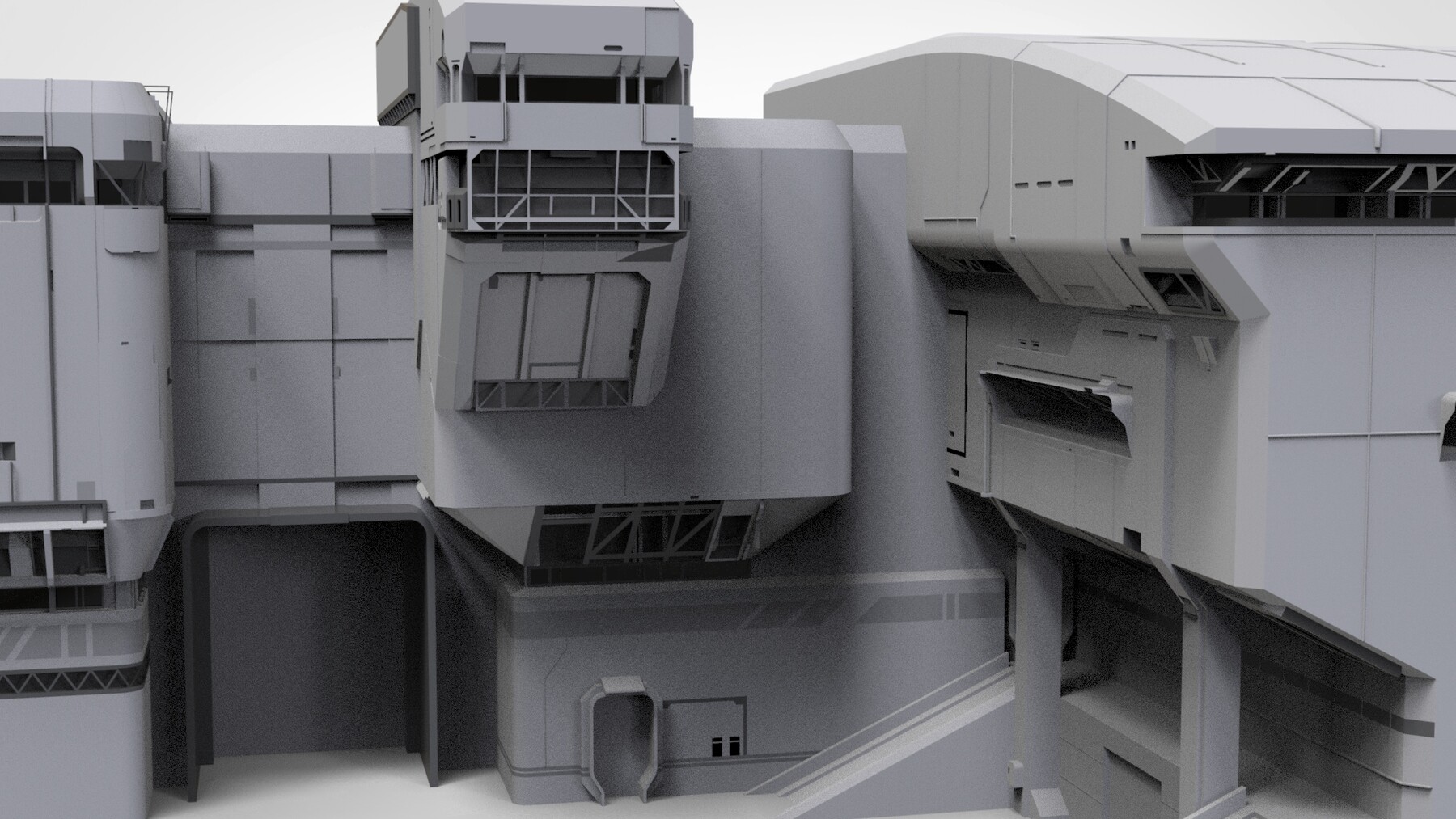 ArtStation - halo sci-fi architecture | Resources