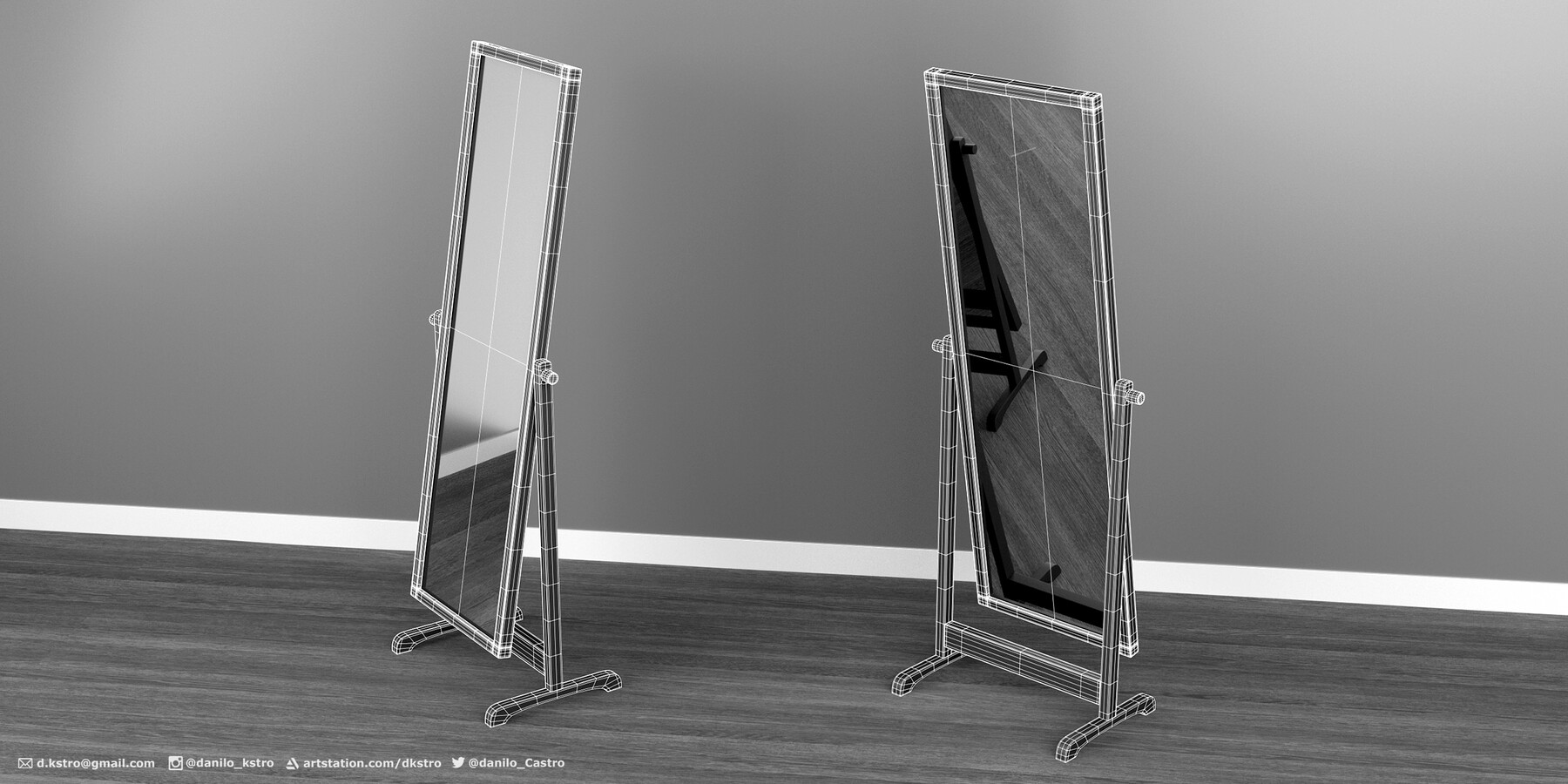 ArtStation - Rotating Mirror | 3D model | 4k Textures + 3 different ...