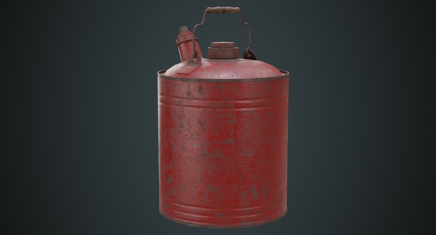 ArtStation - Fuel Can 4C | Game Assets