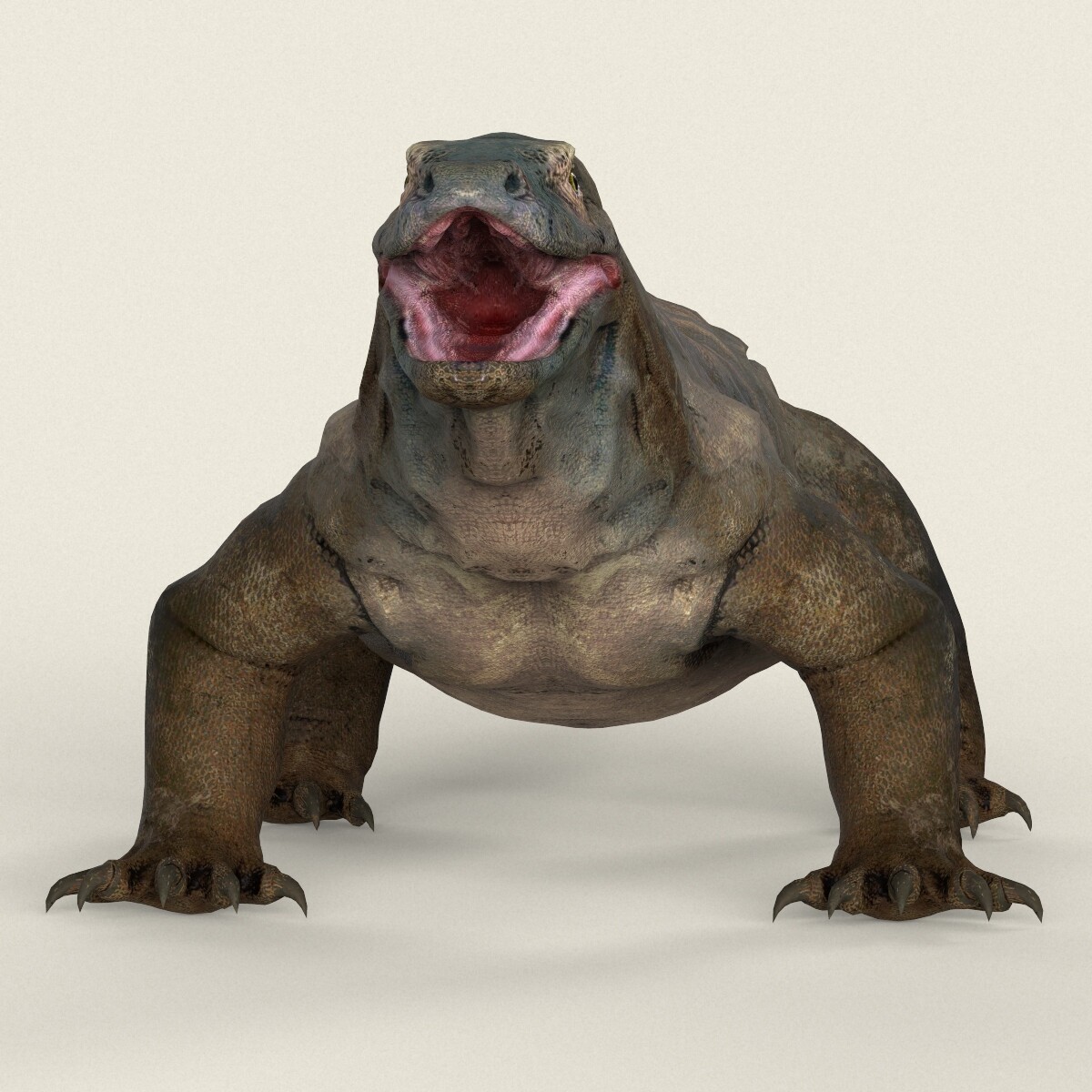 ArtStation - Komodo Dragon Low Poly PBR Ready 3D Model | Game Assets