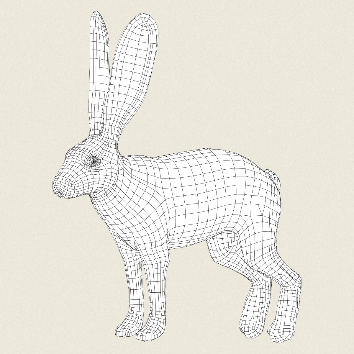 ArtStation - Rabbit Low Poly PBR Ready 3D Model | Game Assets