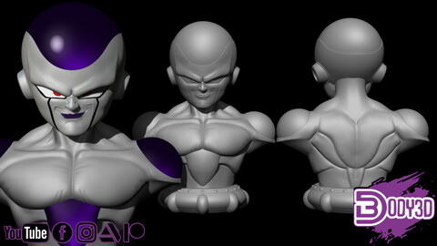 ArtStation - Cell Bust 1/1 Scale - Dragon Ball | Resources