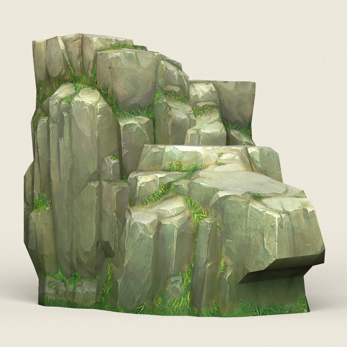 ArtStation - Game Ready Stone Cliff 10 | Resources