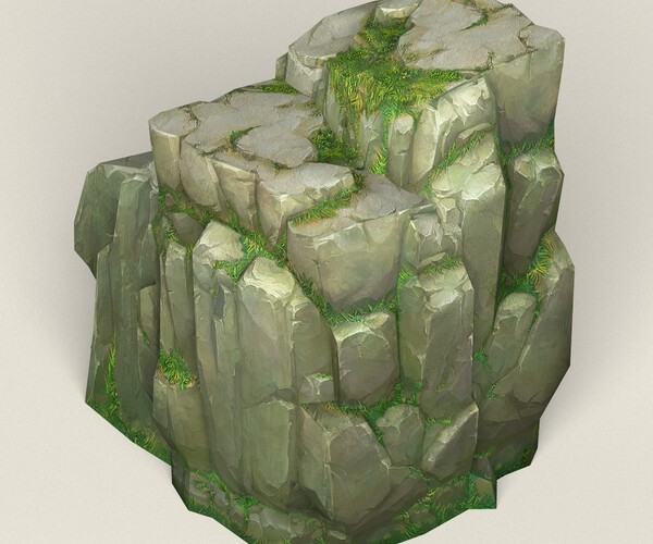 ArtStation - Game Ready Stone Cliff 10 | Resources