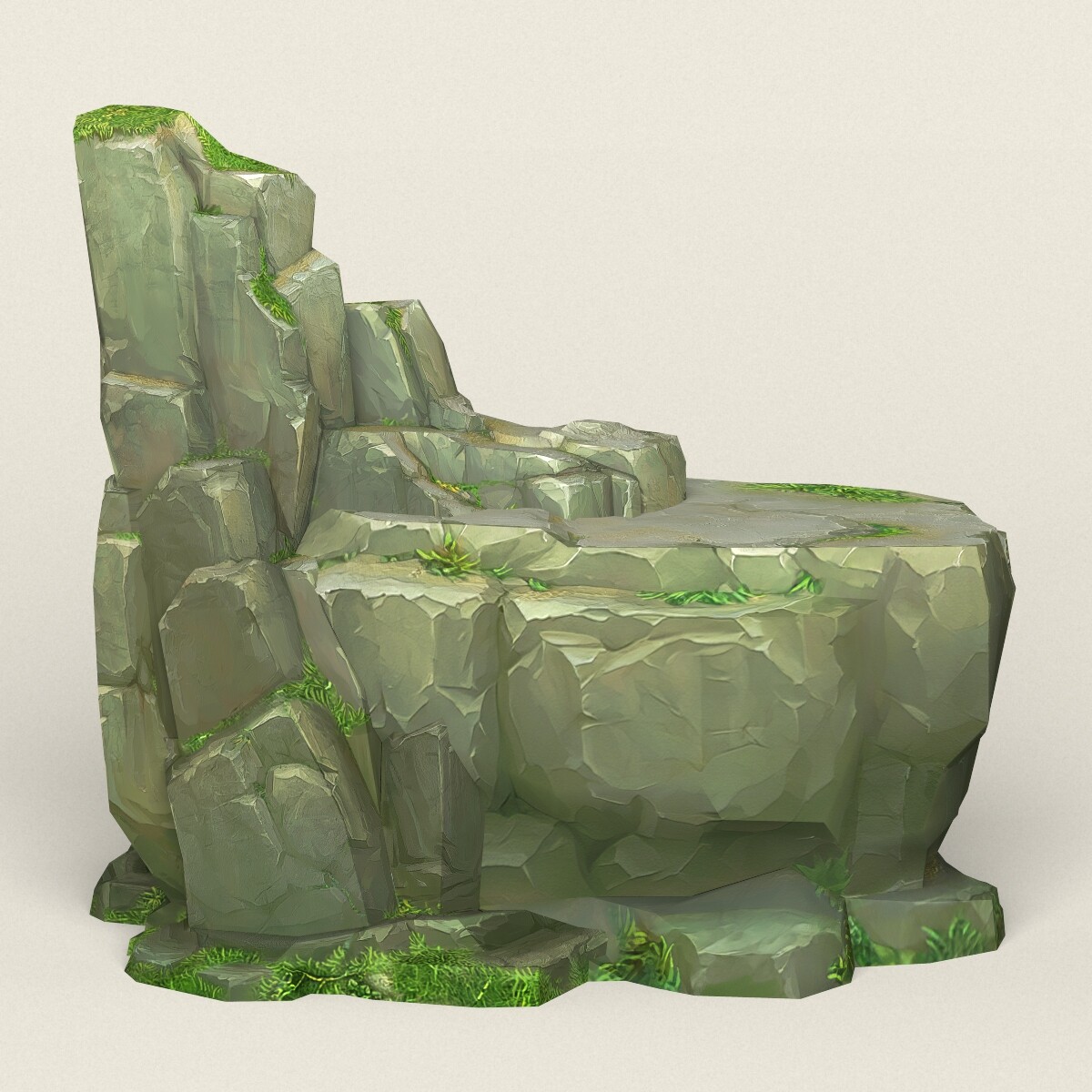 ArtStation - Game Ready Stone Cliff 12 | Resources