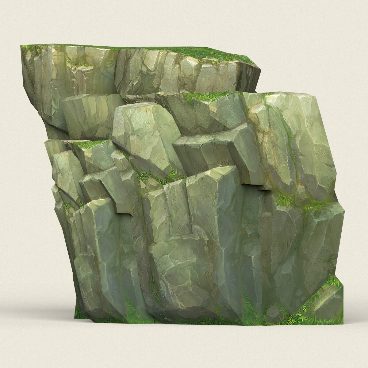ArtStation - Game Ready Stone Cliff 17 | Game Assets