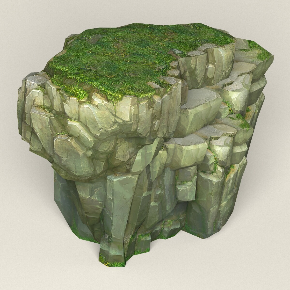 ArtStation - Game Ready Stone Cliff 17 | Game Assets