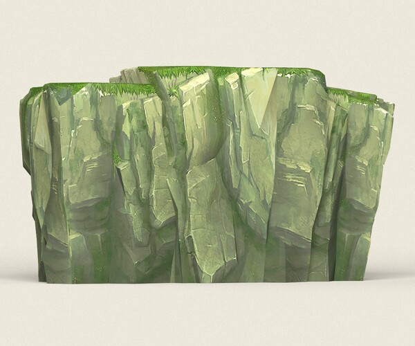 ArtStation - Game Ready Stone Cliff 18 | Resources