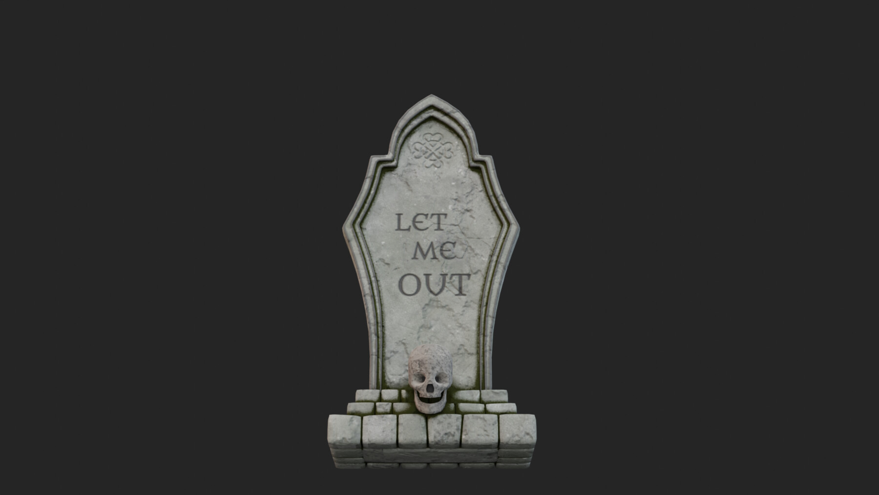 ArtStation - Headstone 3D Model | Game Assets