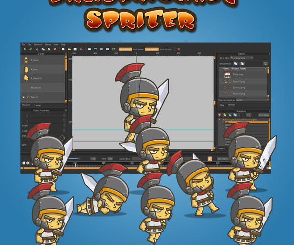 ArtStation - Chibi Knight – The Roman Knight | Game Assets