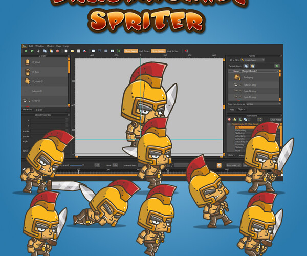 ArtStation - Chibi Knight – The Golden Helmet | Game Assets