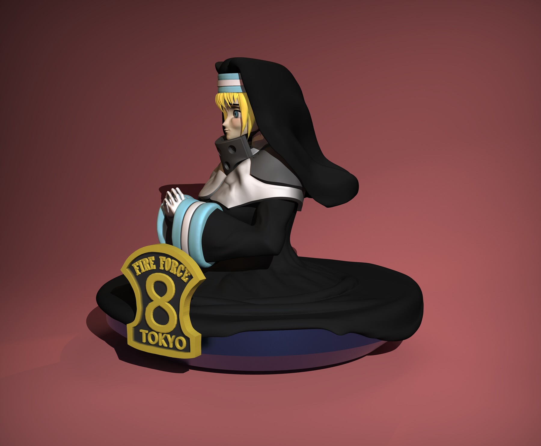 ArtStation - Airisu (Fire Force) 3d print model | Game Assets