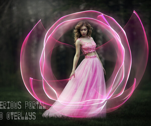 ArtStation - 109 Magic Ring Photo Overlays Pack | Resources