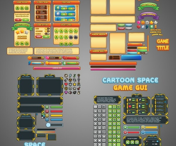 ArtStation - 2D Game Art Bundle - Character Sprite, Tileset, GUI | Game ...