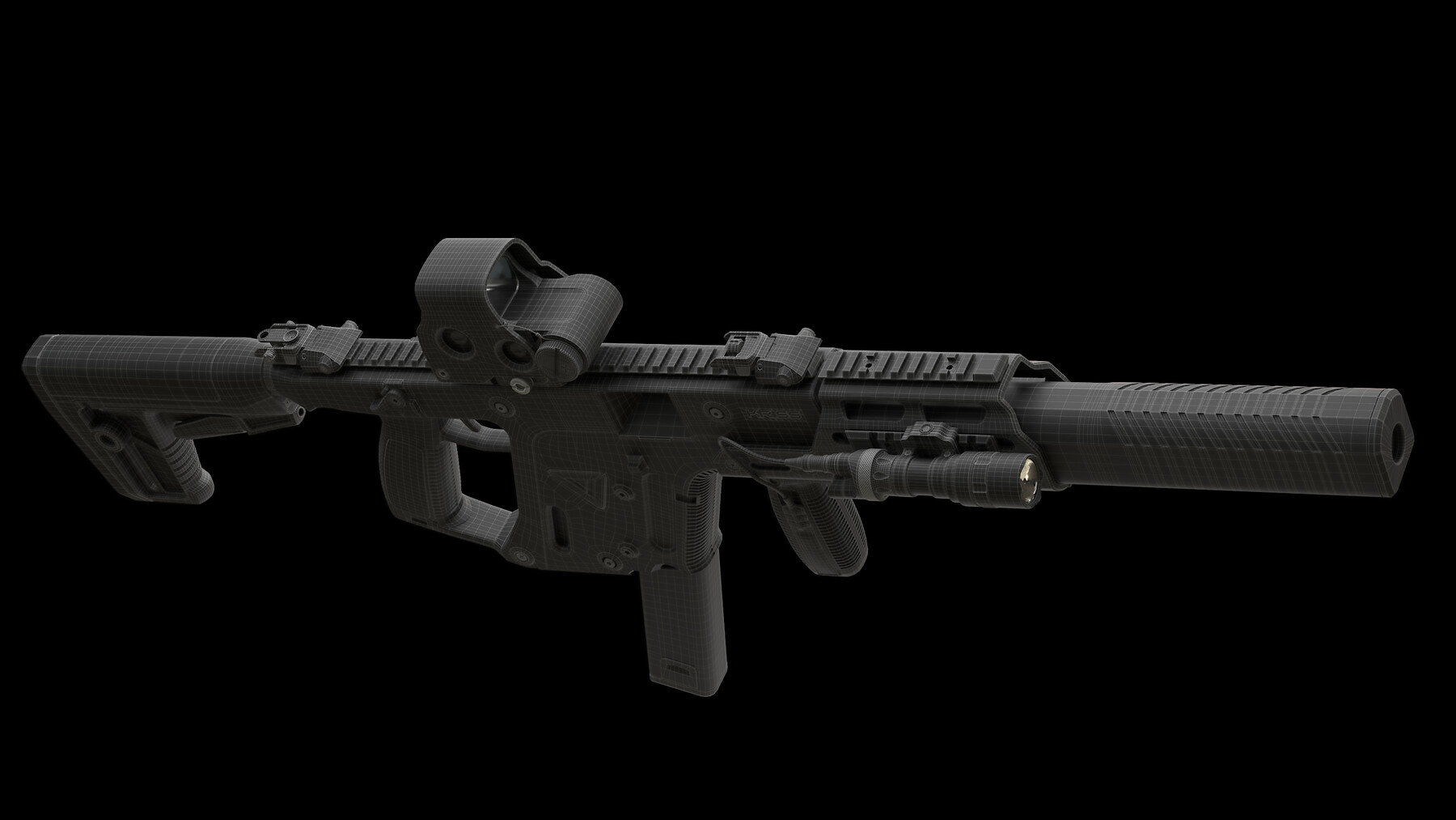 ArtStation - Kriss Vector Gen 2 Sub-D | Resources