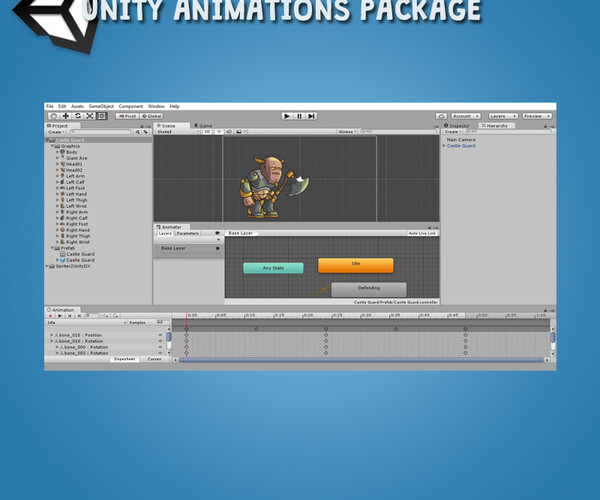 ArtStation - Castle Guard 2D Character Sprite | Game Assets