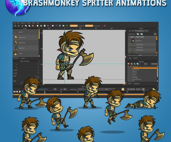 ArtStation - Jack The Thug 2D Charcater Sprite | Game Assets