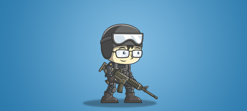 ArtStation - Tom The Police 2D Character Sprite | Game Assets