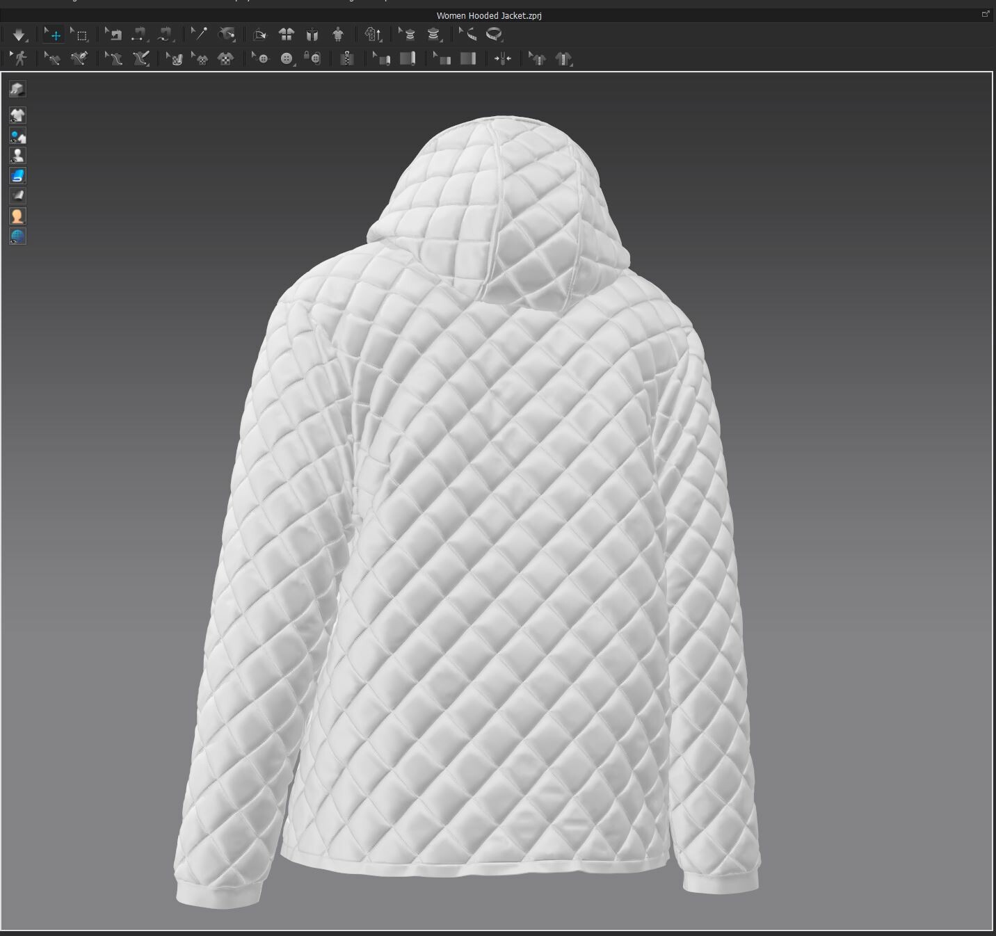 ArtStation - Women Hooded Jacket , marvelous designer,clo3d | Resources