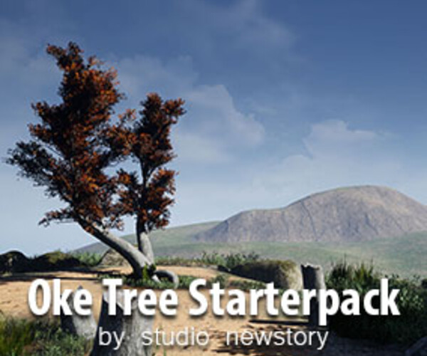 ArtStation - Oke Tree Starterpack_UE4 | Game Assets