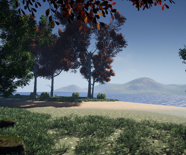 ArtStation - Oke Tree Starterpack_UE4 | Game Assets