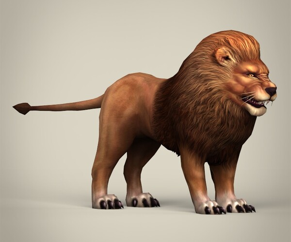 ArtStation - Game Ready Lion | Game Assets