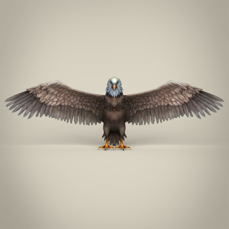ArtStation - Low Poly Eagle | Game Assets
