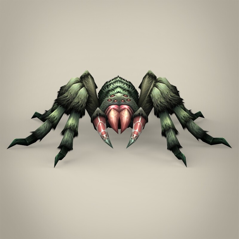ArtStation - Game Ready Spider Tarantula | Game Assets