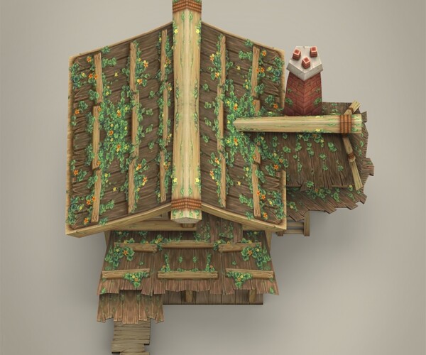 ArtStation - Game Ready Wooden House | Game Assets